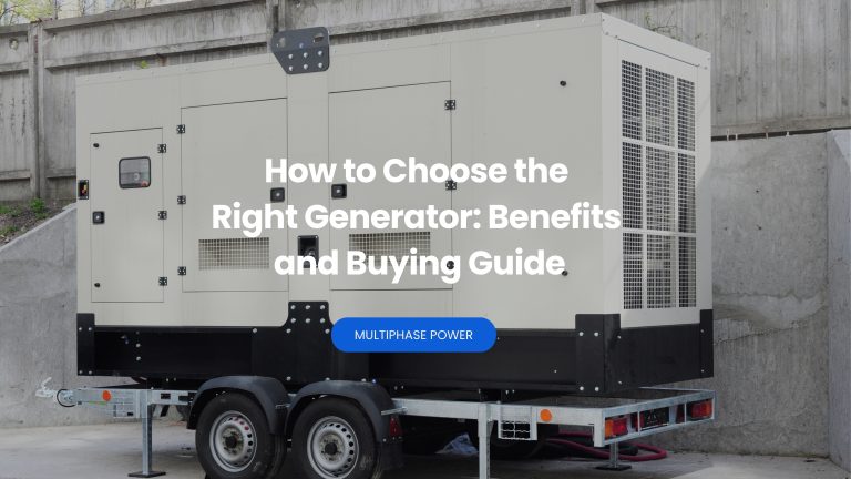 How to Choose the Right Generator: Benefits and Buying Guide - AccuMOVE!